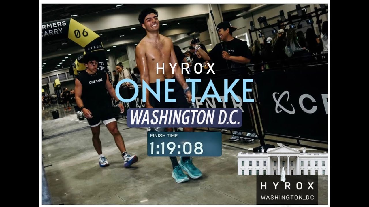 ONE TAKE HYROX WASHINGTON DC - VLOG 01 - YouTube