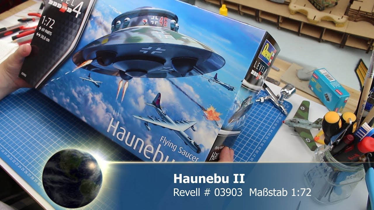 Haunebu II Revell Unboxing - YouTube