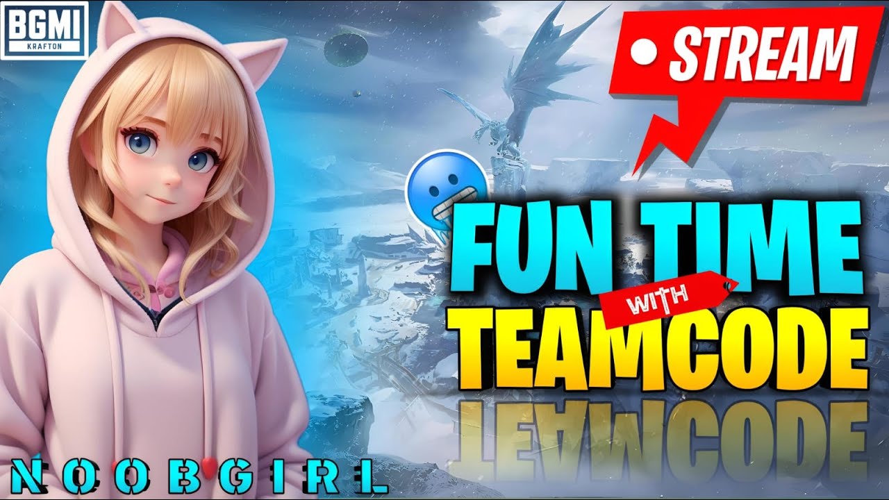 BGMI LIVE WITH GIRL GAMER TEAM CODE MATCH #bgmi #teamcode #teamcodematch - YouTube