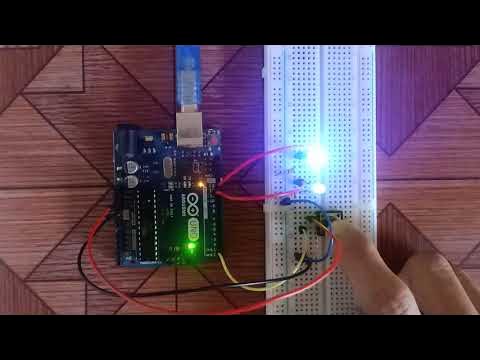 Arduino digital input and output - ប្រើប៊ូតុងបញ្ជាអំពូល - YouTube