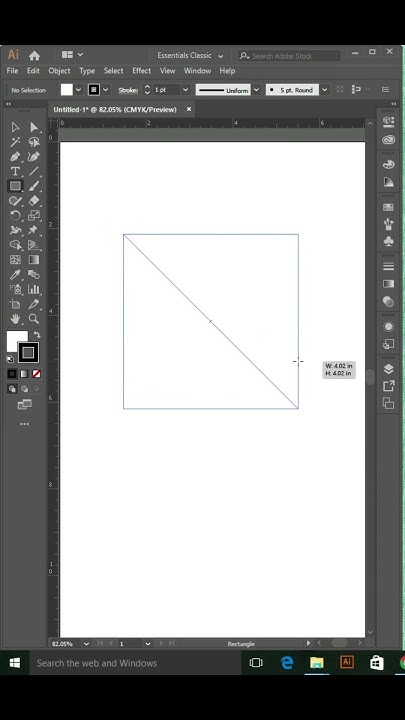 How to Drag Rectangle in Adobe Illustrator - YouTube