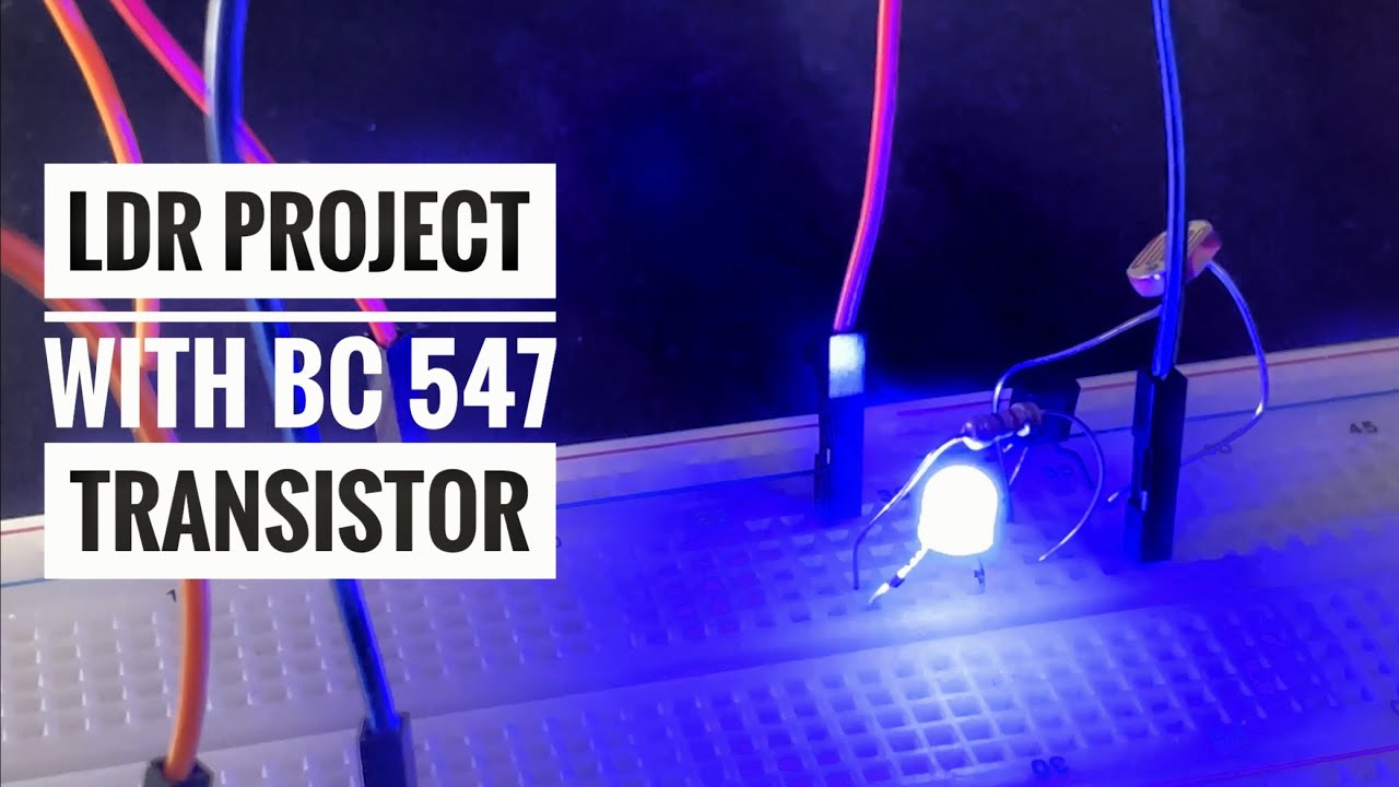 LDR easy project for 1st year engineering students. - YouTube