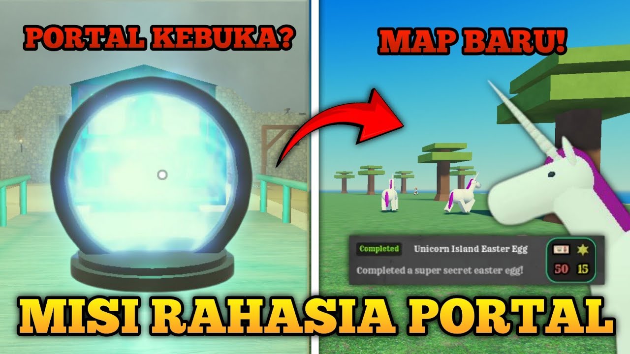 AKU PERGI KE MAP BARU! | Cara Menyelesaikan MISI RAHASIA Portal Menuju ...