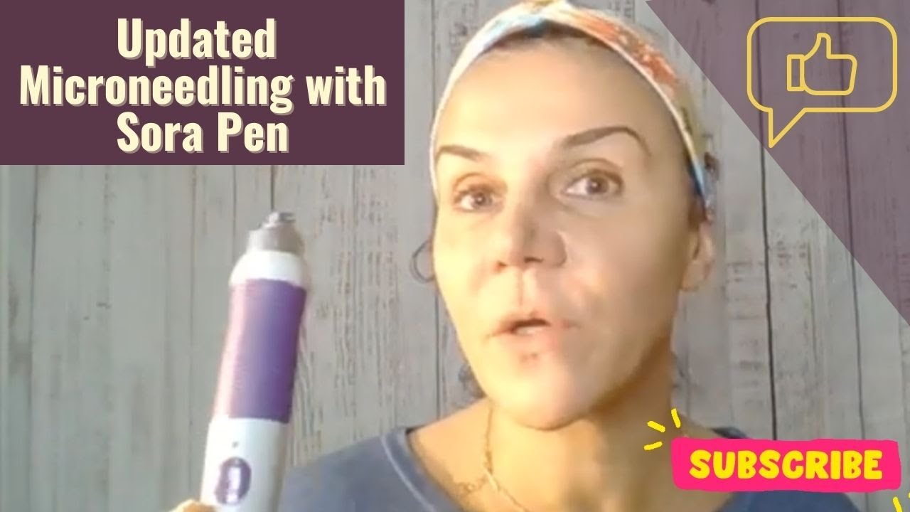 How I microneedle at home with Sora microneedling pen | Demo and Tips ...