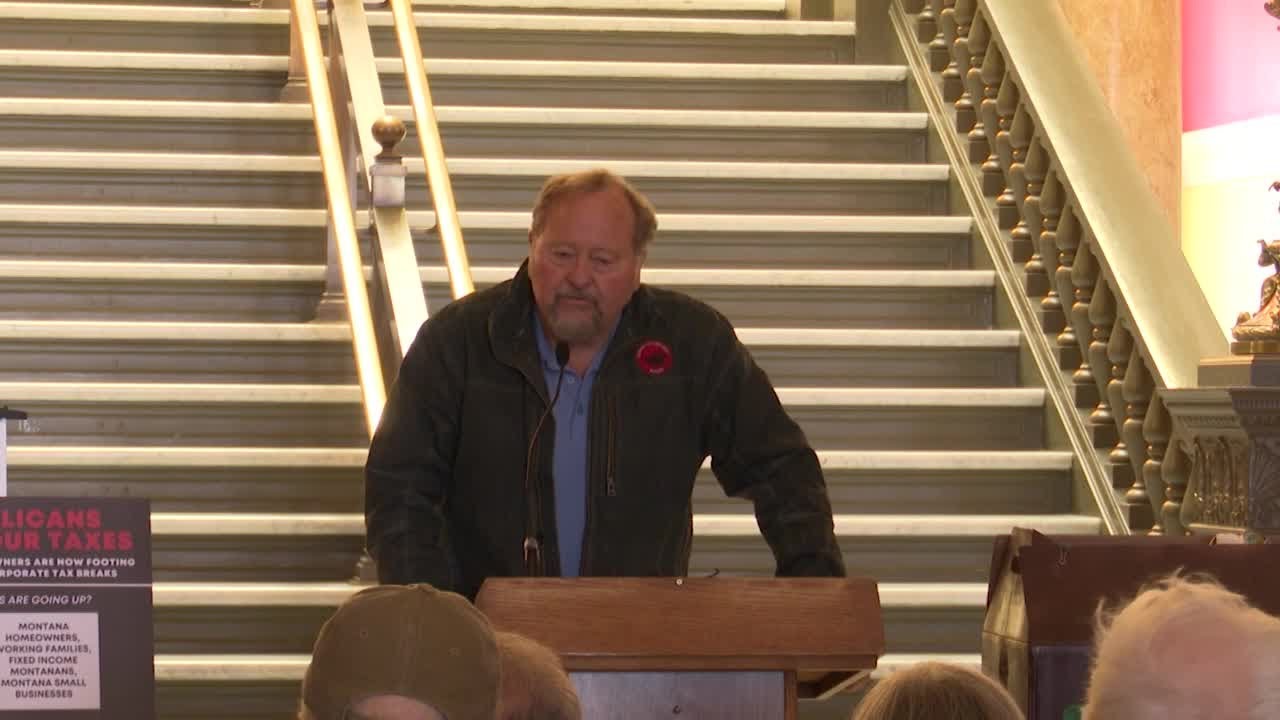 Property tax rally held at the State Capitol in Helena - YouTube