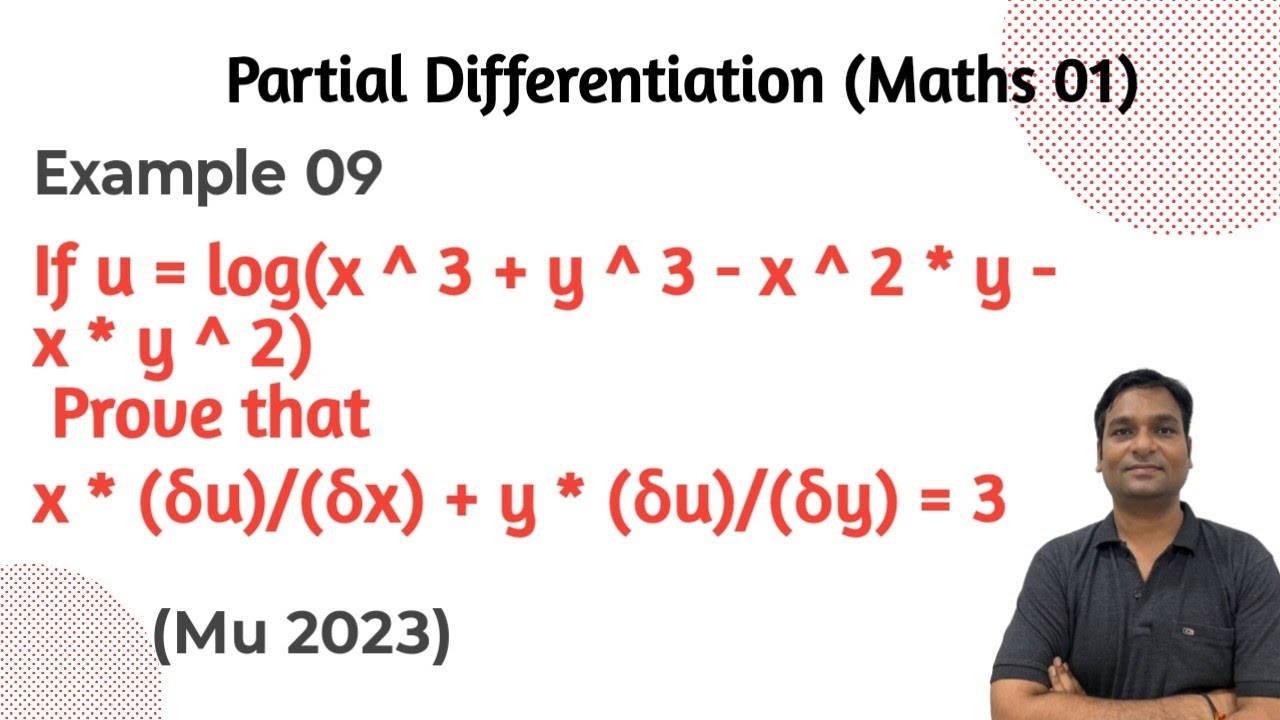 Example 09:- Partial Differentiation - YouTube