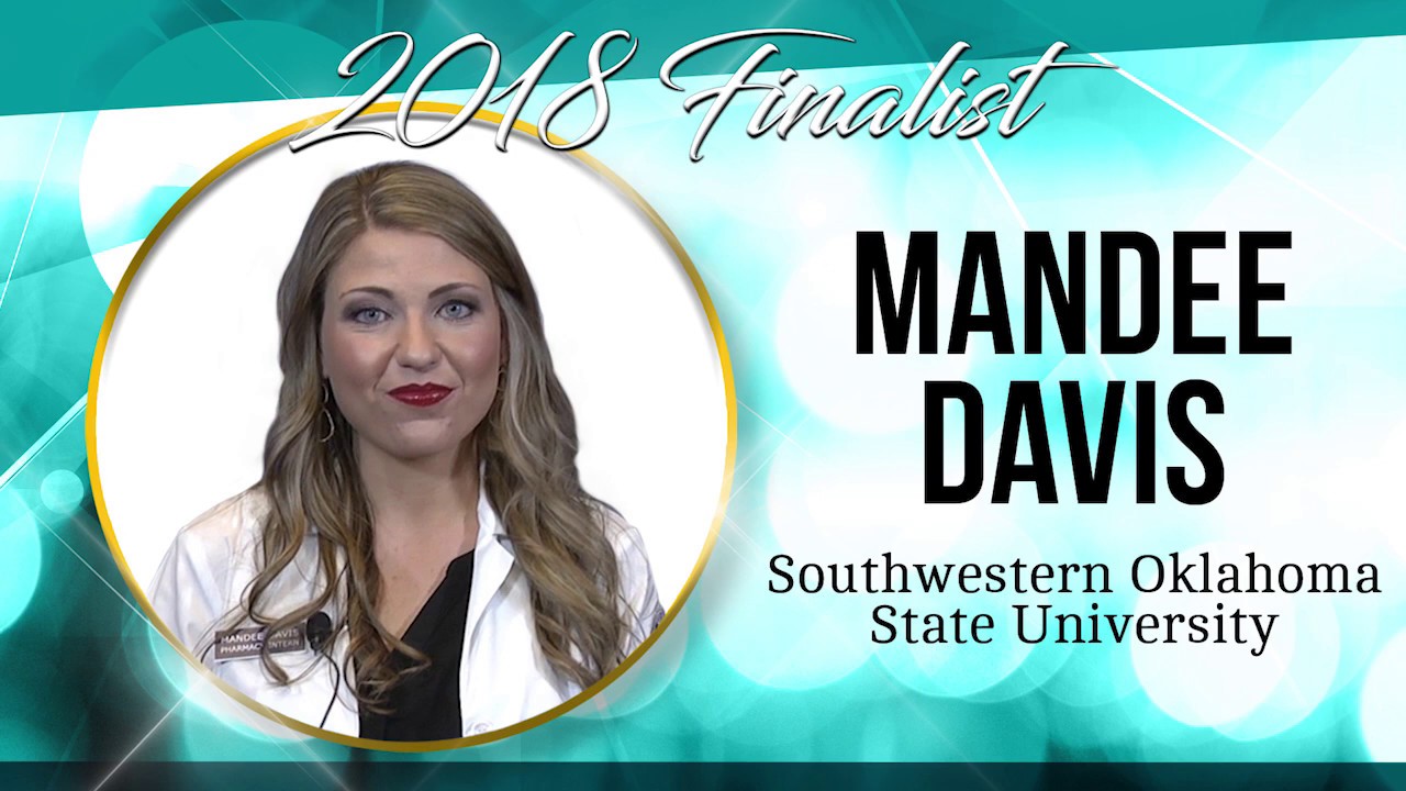 APhA2018 NPCC Finalist Mandee Davis - Southwestern Oklahoma State ...