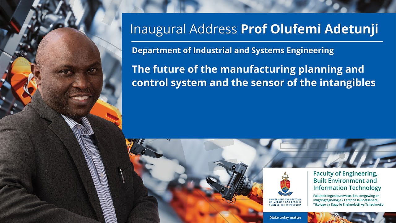 Inaugural Address of Prof Olufemi Adetunji - YouTube