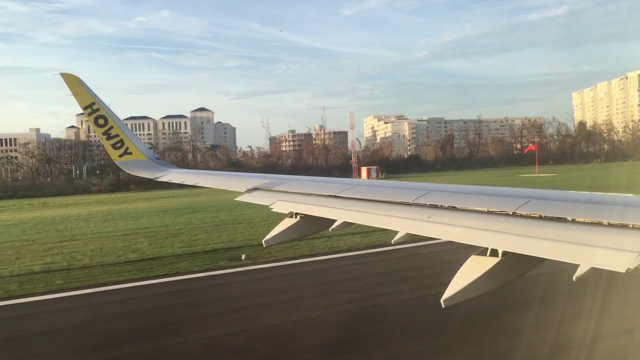 Spirit A321 takeoff at San Juan ( SJU ) - YouTube