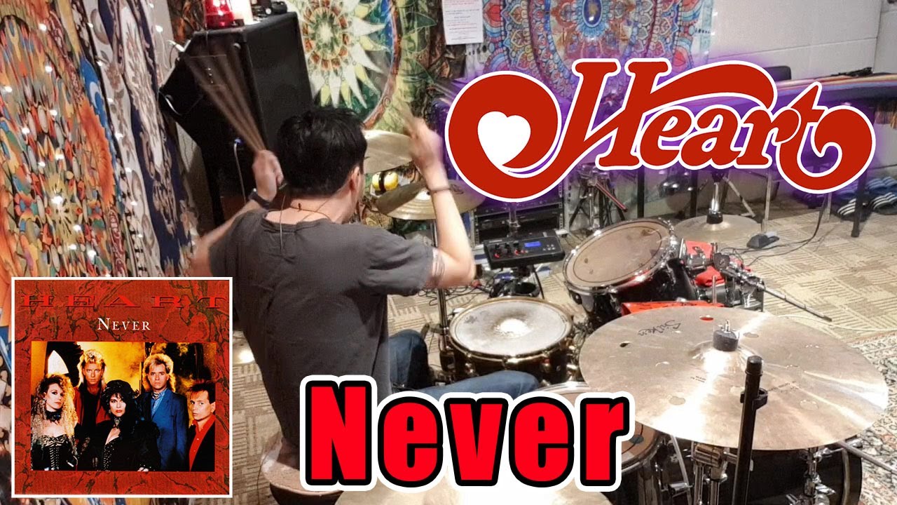 Heart - Never (Drum Cover,드럼커버) - YouTube