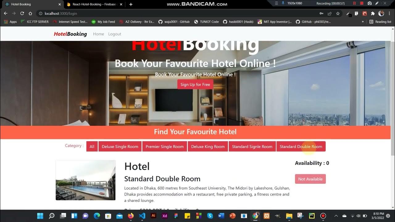 React Web App | Hotel Booking - YouTube