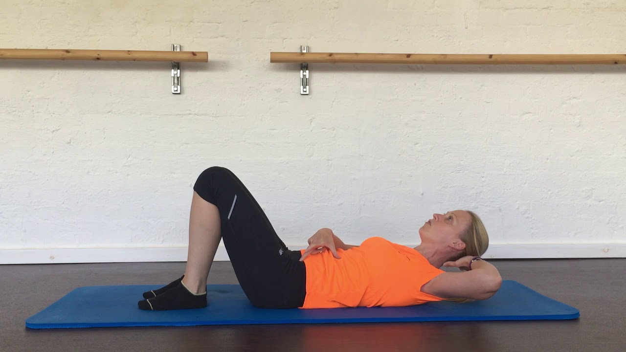 Pilates Ab Curl Strengthens Abs - YouTube