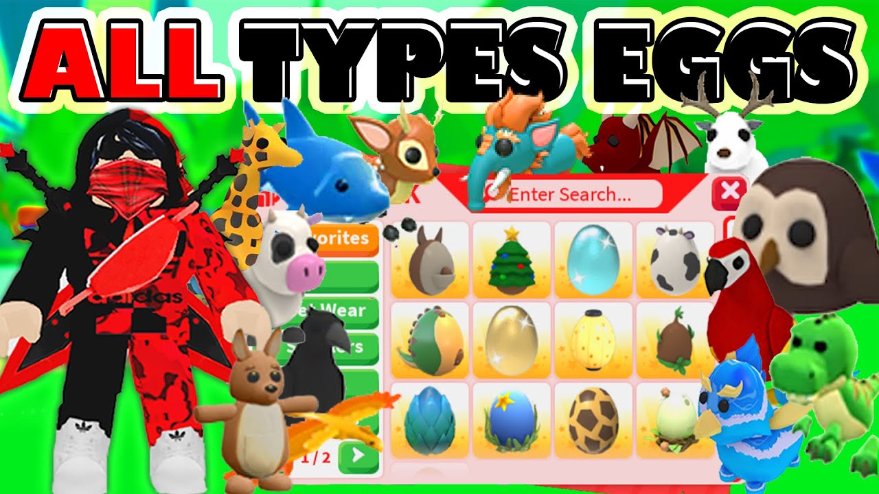 HATCHING ALL TYPES OF EGGS 🥚I GOT LEGENDARY PETS IN ADOPT ME - YouTube