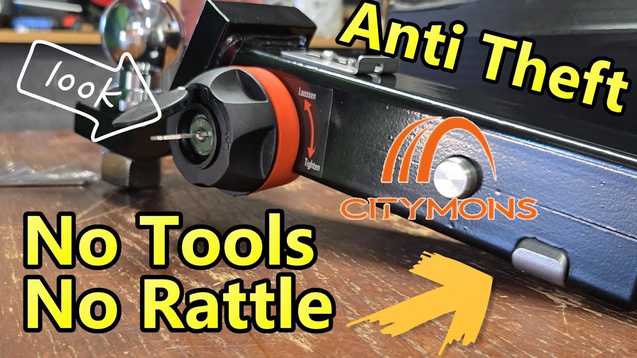 CITYMONS Toolless ANTI RATTLE HITCH - YouTube