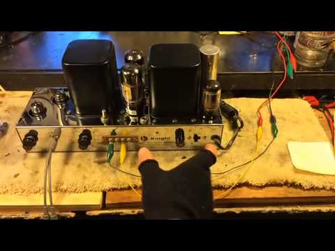 Knight 25 watt Hi-Fi Basic Amplifier with matching preamp - YouTube