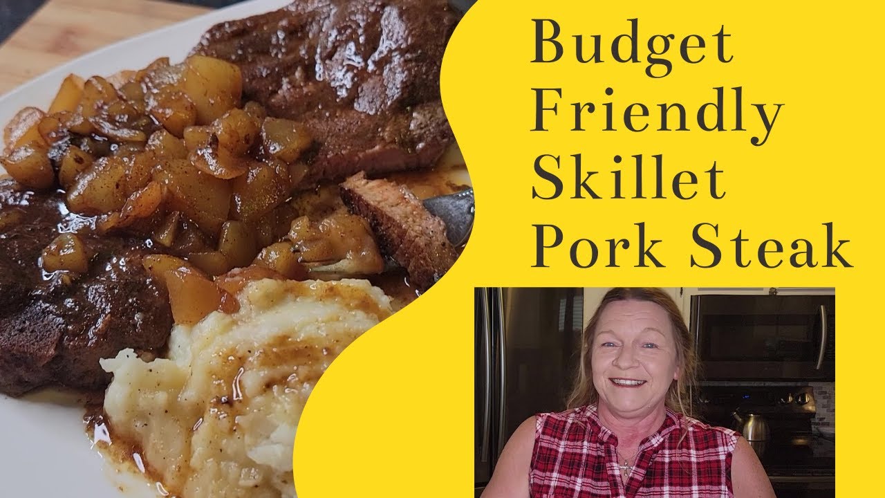 Skillet Pork Steak- How To Make Cheap Pork Tender & Delicious-Easy ...