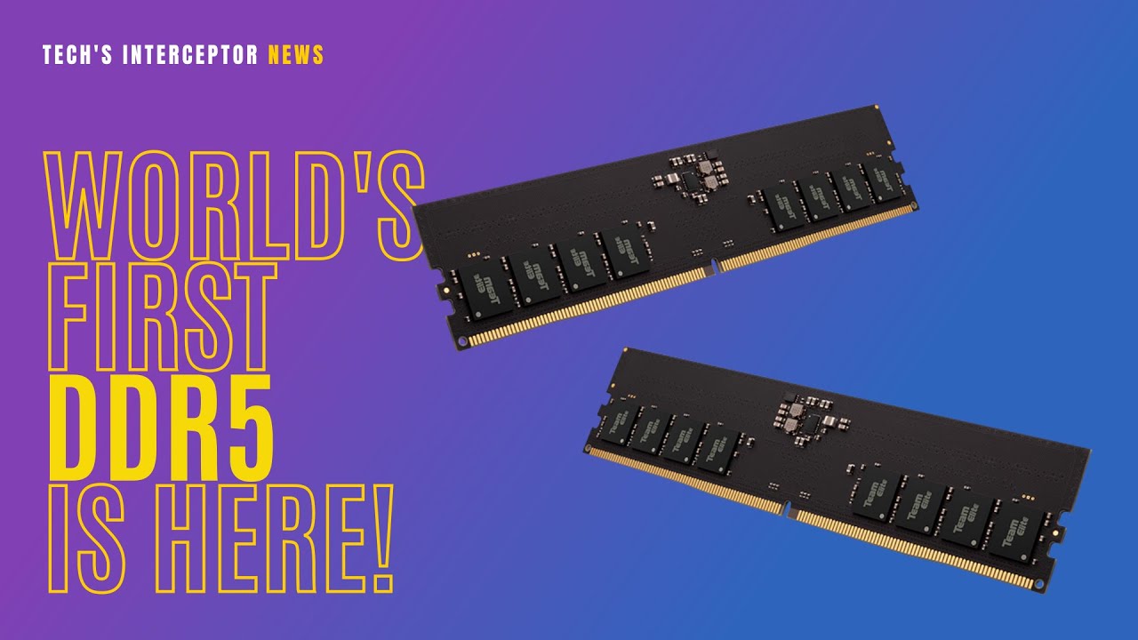 DDR5 TEAMGROUP Elite U dimm world's first ddr5 desktop memory modules ...