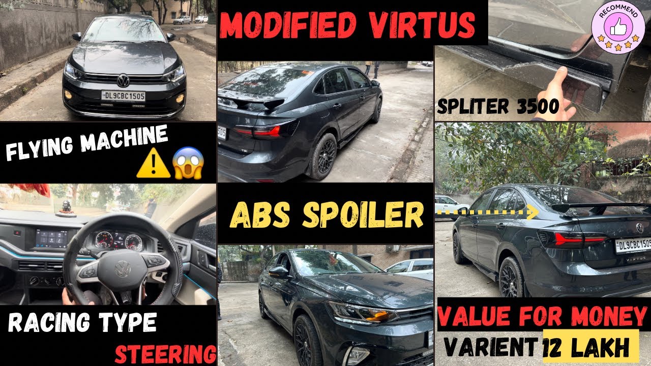 Modified Volkswagen virtus ! Detailed review with price ! Spoiler ...