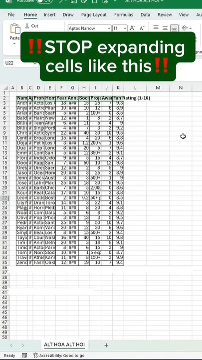 Now Adjust Rows And Columns With Ease Excel Exceltips Exceltricks Advanceexcel Spreadsheet