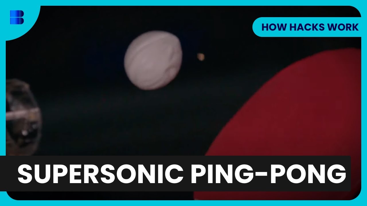 Ping Pong Ball Breaks Sound Barrier - How Hacks Work - S01 EP21 ...