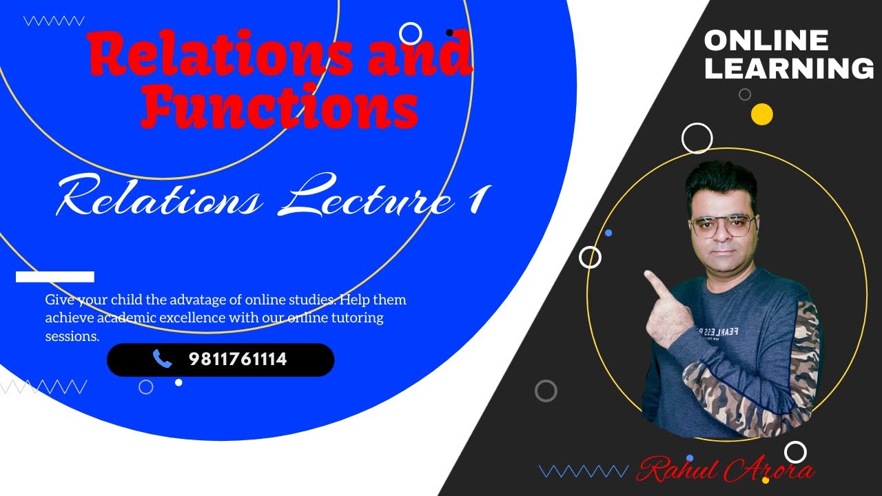 1. Relations Lecture 1 - YouTube