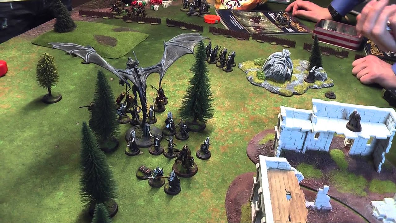 Battle Report - Ostlinge vs. Minas Tirith (Hobbit Tabletop / Herr der ...