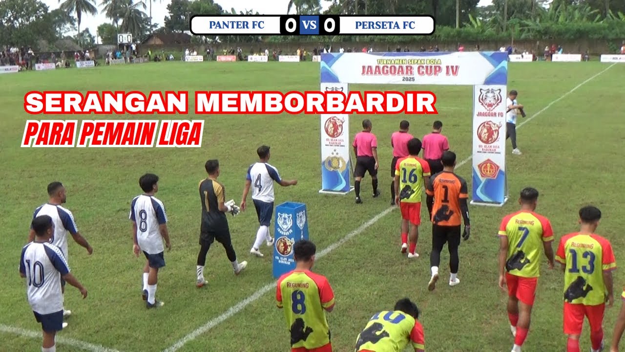 PEMBANTAIAN TAPI GAK BERDARAH !! HIGHLIGHTS PANTHER FC VS PERSETA FC ...