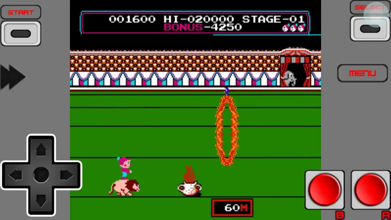 Good Old Retro Games - Pt.1 ( Circus Charlie ) Short Gameplay | Famicom ...