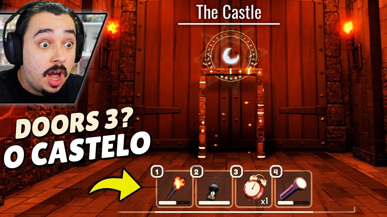 CONSEGUI ENTRAR NO DOORS 3 (O CASTELO)!! MUITA COISA NOVA!! | DOORS ...