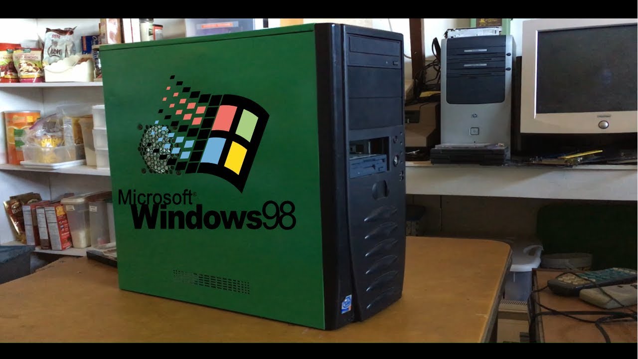 Windows 98 Machine : Green Edition - YouTube