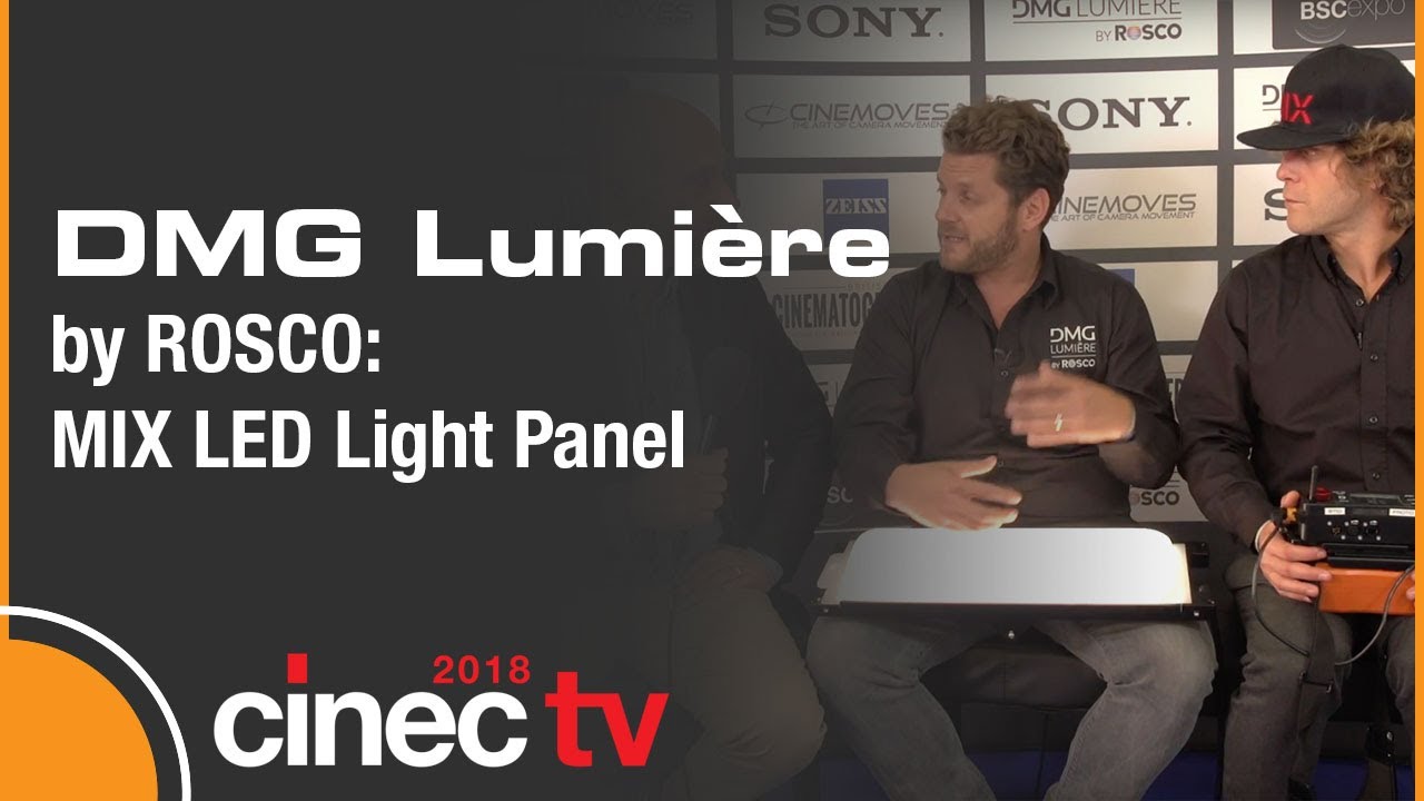 DMG Lumière by ROSCO MIX LED Light Panel - Cinec 2018 - YouTube