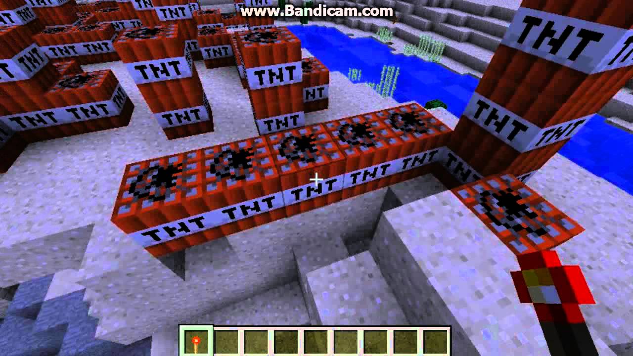 Minecraft: big TnT explosion? - YouTube