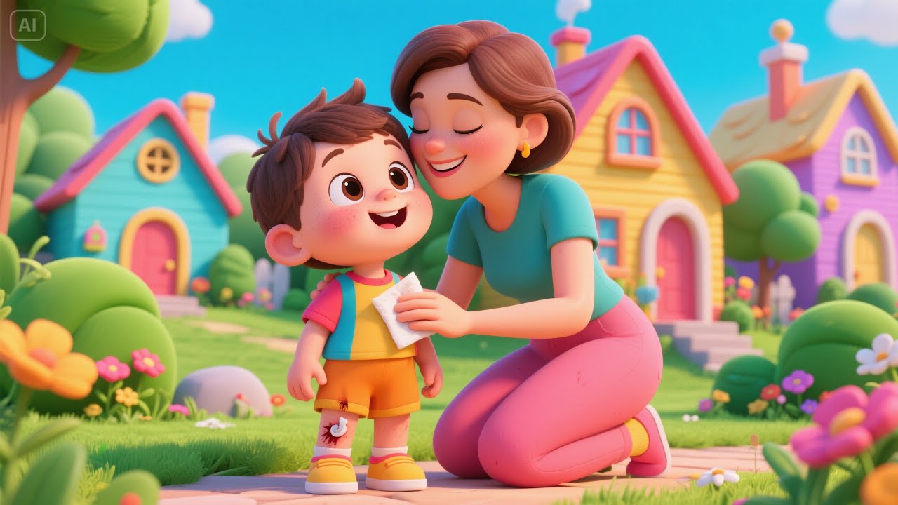 Ouchie Boo Boo – JJ Gets a Bandage | Popular Nursery Rhyme ...