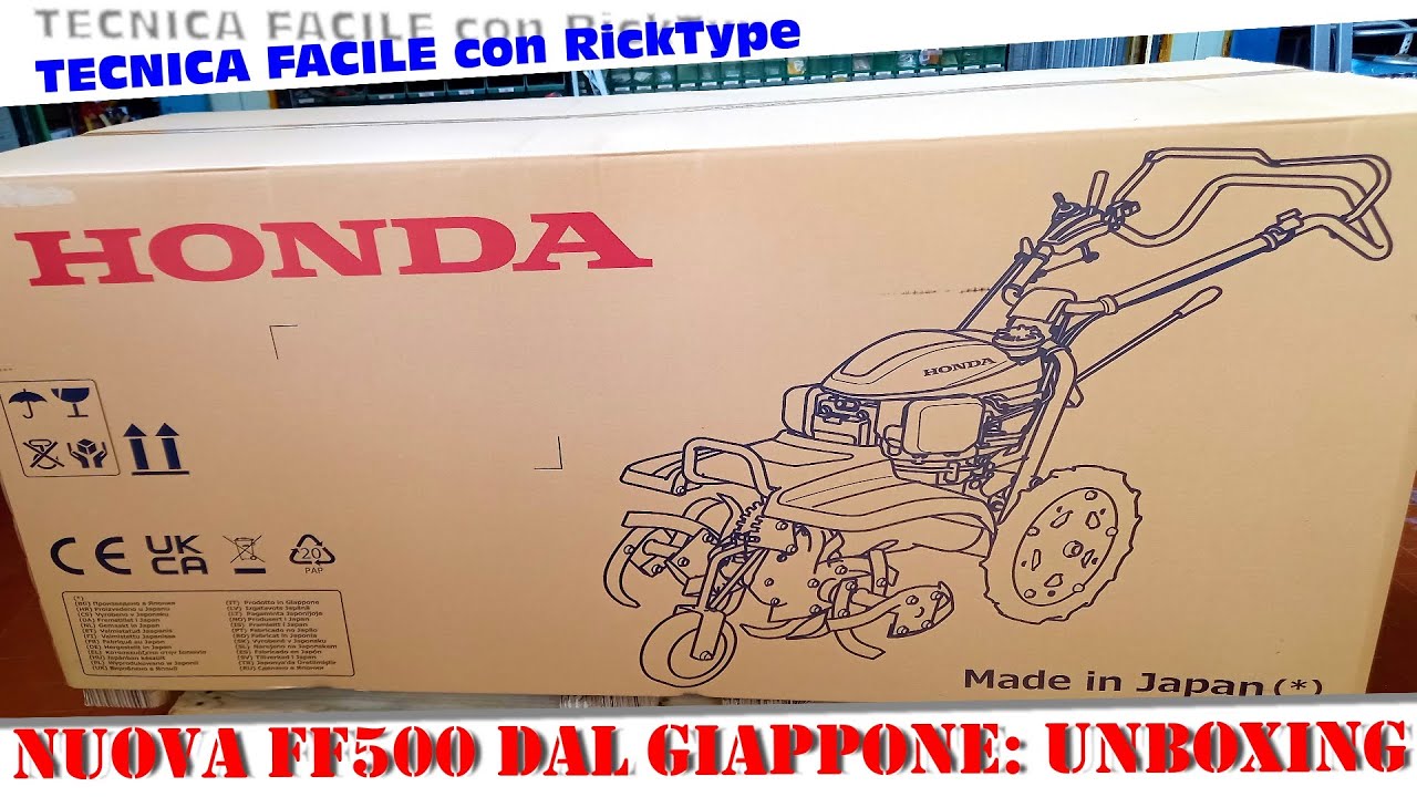 Nuova FF500 Honda Unboxing e preparazione - YouTube