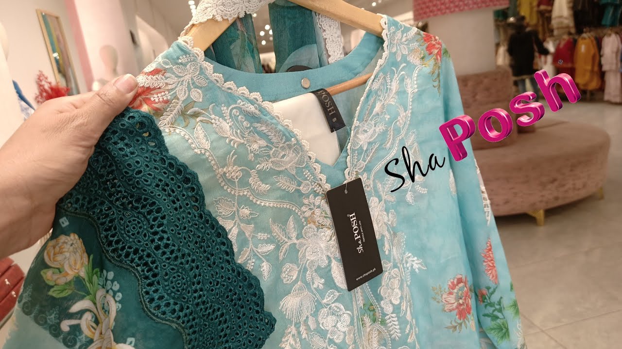 Sha Posh Beautiful ️New Lawn Collection || sha posh fancy dresses 2025 ...