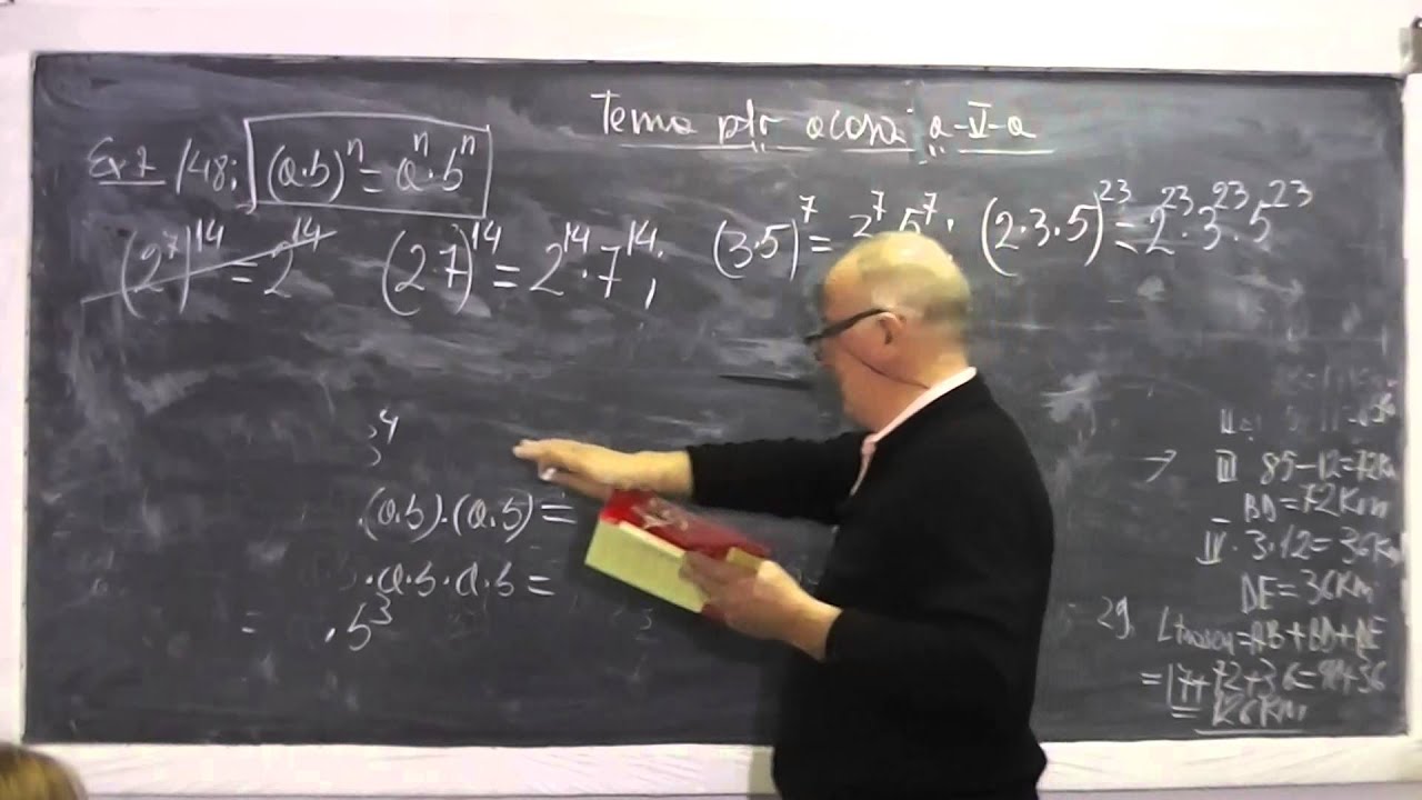Lectia 652 - Reguli de calcul cu puteri | Operatii cu puteri - Tema ...
