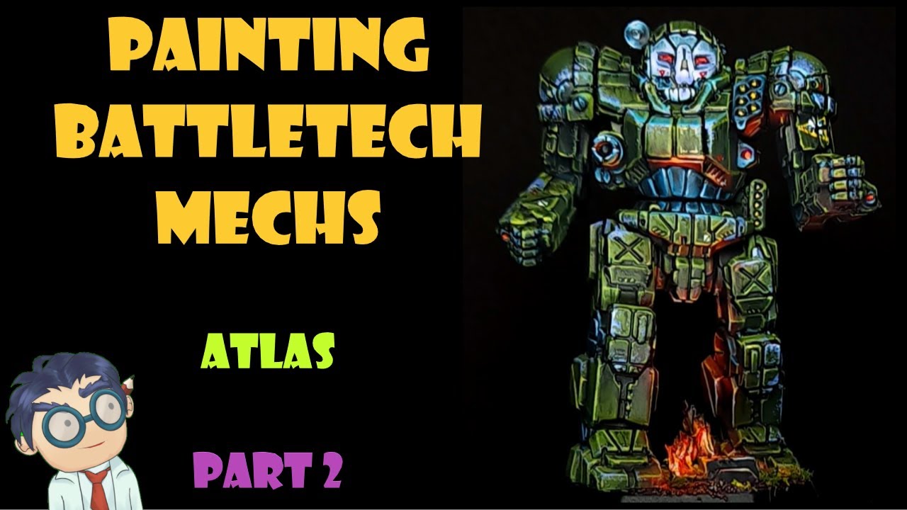 How To Paint Battletech Mechs (Part 2). Painting Mecha - YouTube