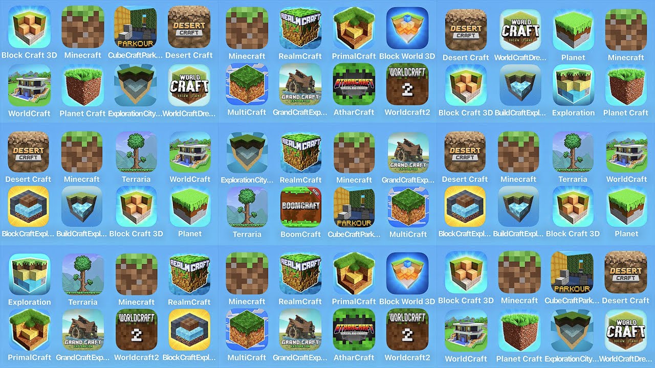 Minecraft, Desert Craft, RealmCraft, Block Craft 3D, Exploration, World ...