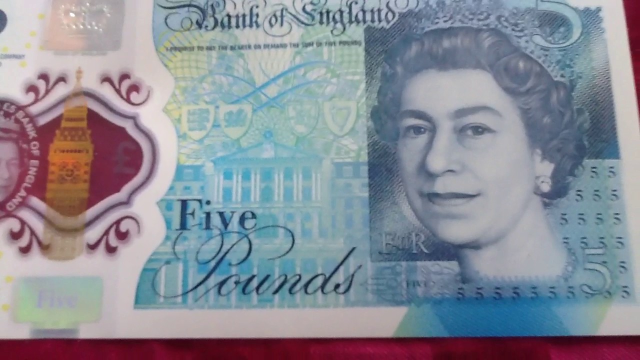 New five pound note errors two of the best so far in mint condition - YouTube