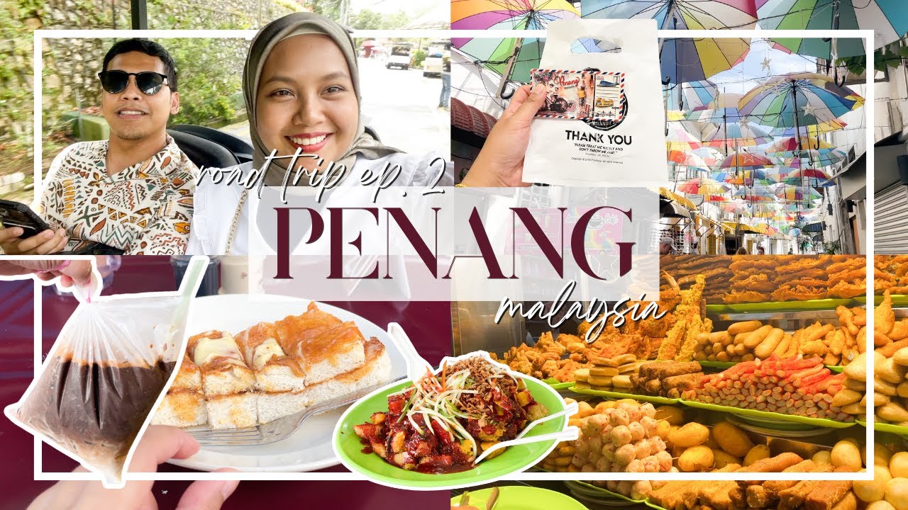 MALAYSIA ROAD TRIP ep.2 ♥ PENANG | Penang Hill, Street Art, Zulaika ...