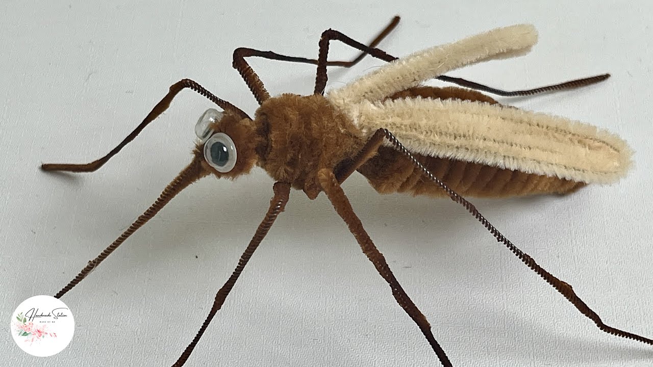 Tutorial DIY Animals - How to make Mosquito with Pipe cleaners # ...