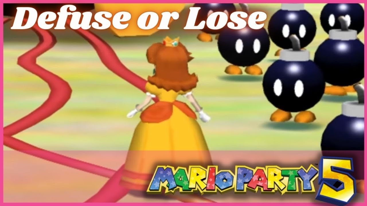Mario Party 5 - Defuse or Lose | Daisy Gameplay - YouTube