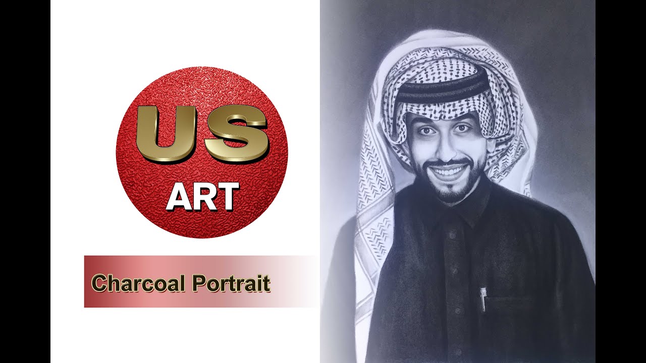 How to draw a portrait in charcoal | Quick tutorial for beginners | US ...