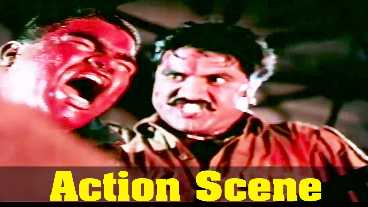 Indhu Movie : Sarath Kumar, And Prabhu Deva, Action Scene - YouTube