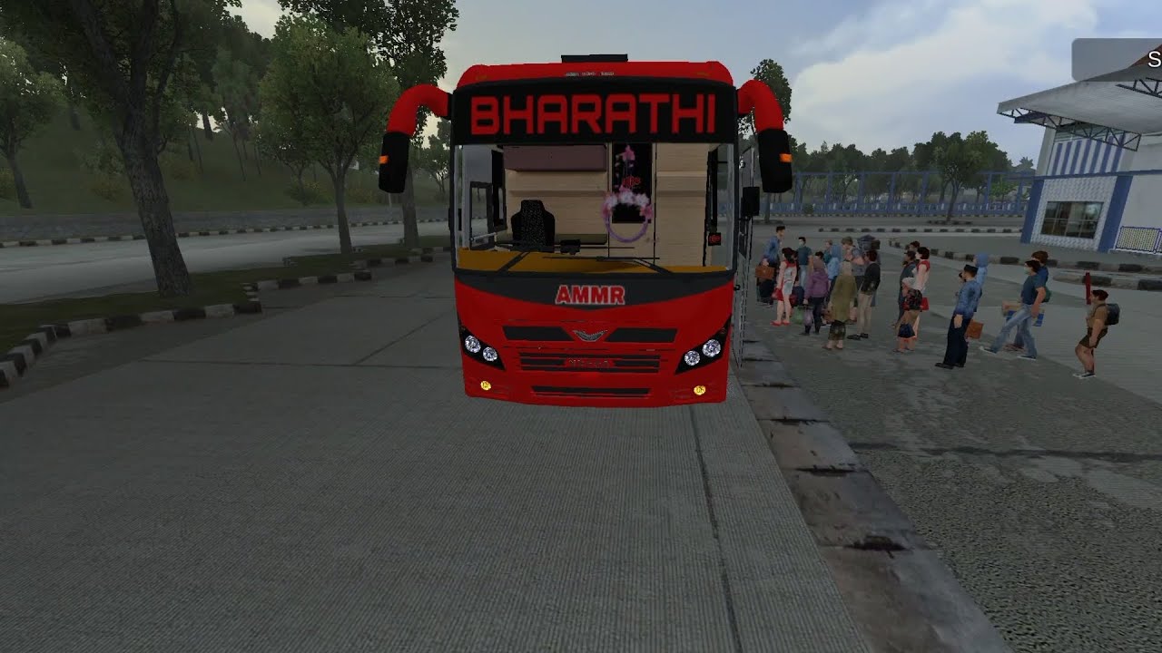 ️ BHARATHI travel diffrent map of King 👑 road bus simulator indonesia ...