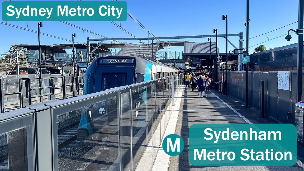 Transport for Sydney Vlog 859: Sydenham Metro Station - Sydney Metro ...
