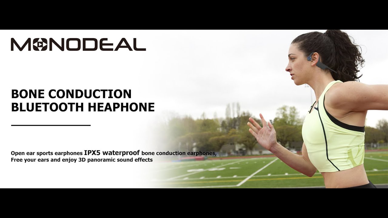 MONODEAL Bone Conduction Headphones - YouTube