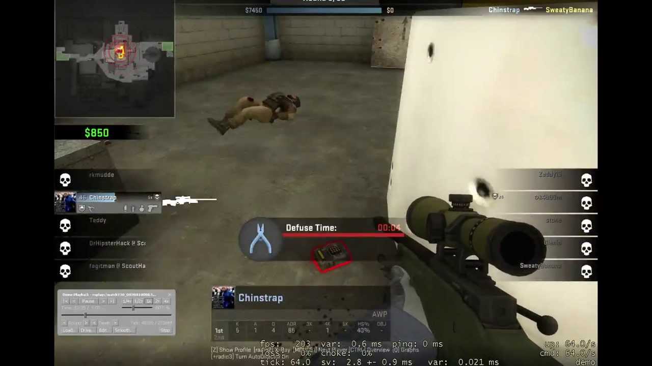 Matthew 'Snooks' Montella AWP Ace(1v3) - YouTube