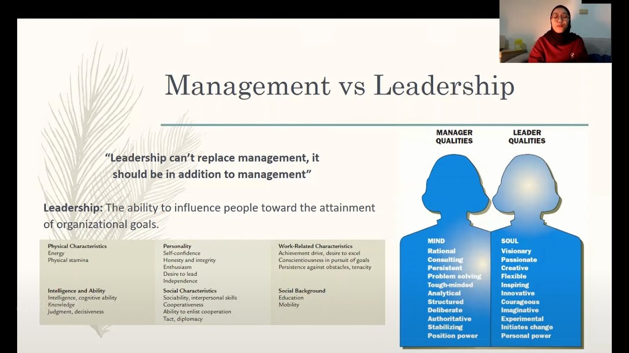 Leadership - Apakah Leader dan Manager itu sama? - YouTube