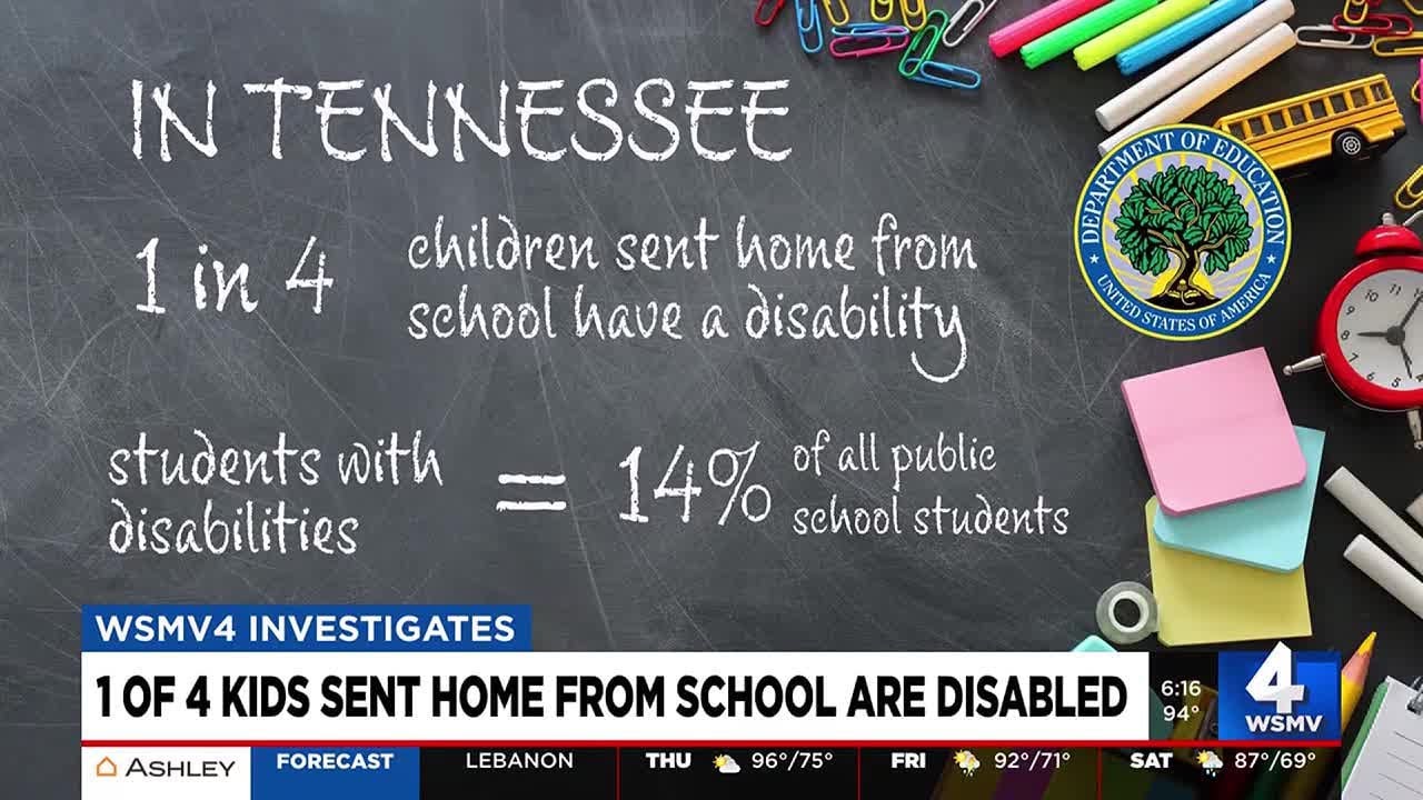1 of 4 kids sent home school are disabled - YouTube